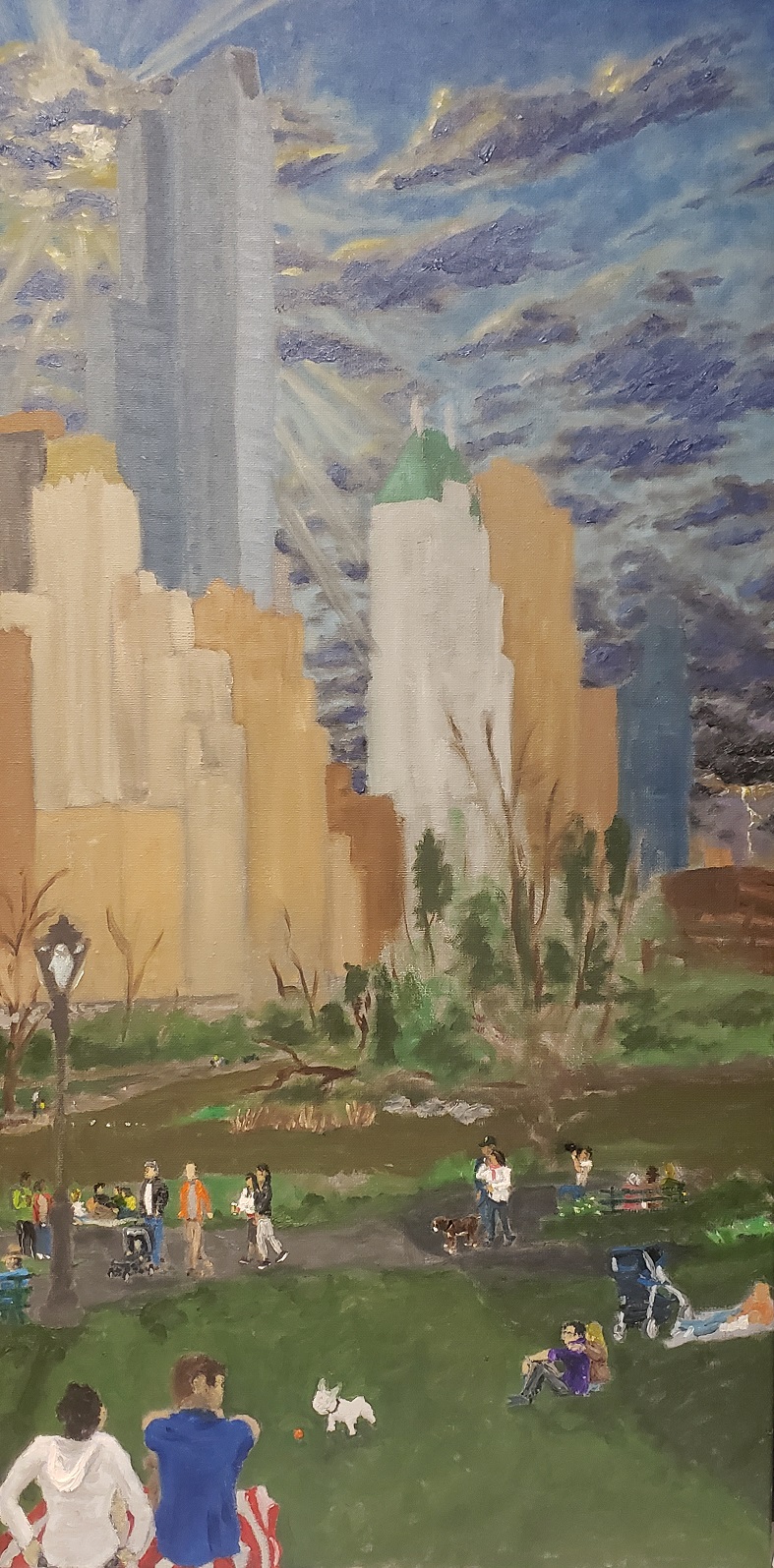 FOR SALE: "Spring in New York City" - Urban Impressionist - oil ...